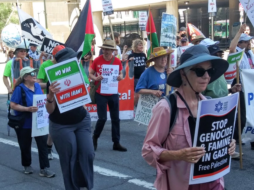 Detroit rally says no war on Iran, June 28, 2025 – Fighting Words